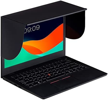 Amazon.com: kwmobile Laptop Sun Shield - Shade for Computer Screen ...