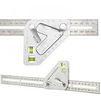 Multi-Functional Woodworking Ruler, New 2023 Stainless Steel Multi ...