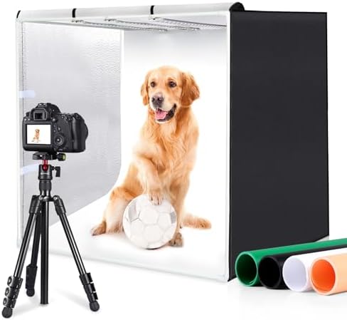 Amazon.com : PULUZ 32"x32" Light Box Photography, Large Photo Light Box ...