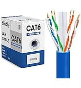 Amazon.com: Cmple - Cat6 Cable 1000ft Bulk Lan Ethernet Cat 6 Wire Network UTP 23AWG CMR Riser ...