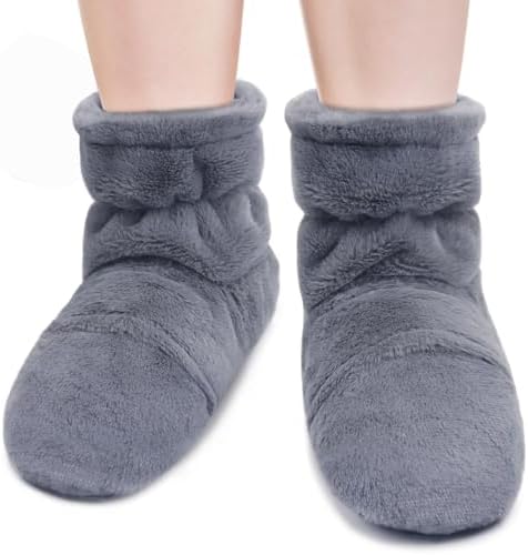 Amazon.com: Mars Wellness Heated Microwavable Booties - Microwavable ...