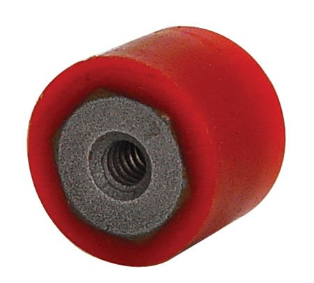 Bumper, Round w/Female Thread, Urethane - Duro. Hardness=80-90 Shore A ...