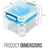Amazon.com: Super Stacker Divided Storage Box with Removable Tray, 10 x ...