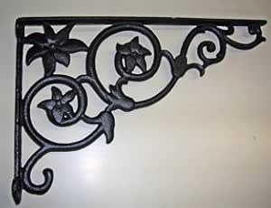Amazon.com: Cast Iron Flowers Bracket : Tools & Home Improvement