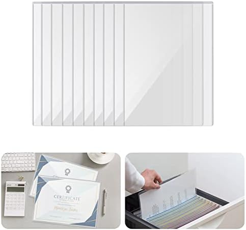 Amazon.com : 8" x 12" Rigid Print Protectors 20 Pack - Clear Sheet ...