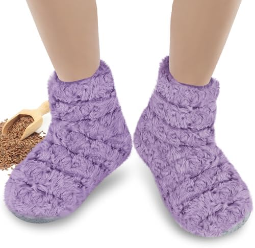 Amazon.com: REVIX Microwavable Booties and Hot Feet Warmers for Women ...