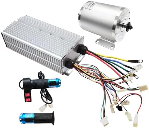 Amazon.com : 72V 3000W BLDC Brushless Motor Kit with 24 Mosfet 50A Controller & Throttle, for E ...