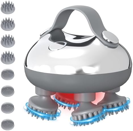 Amazon.com: Generic ScalpHero Smart Scalp Massager, Portable Heated ...