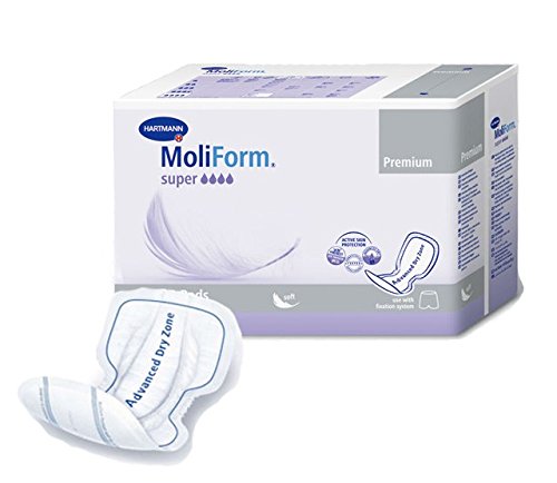 Hartmann 168918 MoliForm Soft Super Incontinence Pad (Pack of 28 ...