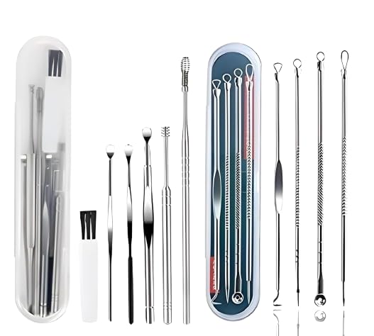 6Pcs Ear Cleansing Tool Set | Spring Ear Wax Cleaner Tool Set | Ear ...