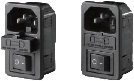 Amazon.com: IEC320-C14 AC Inlet with Fuse Holder and Switch Webber 0717 ...