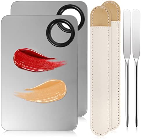 Amazon.com : 6 Pcs Korean Spatula Makeup Set Acrylic Cosmetic Palette ...