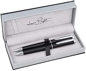 Louis Paget Kipling Matt Black Pen and Pencil Set : Amazon.co.uk ...