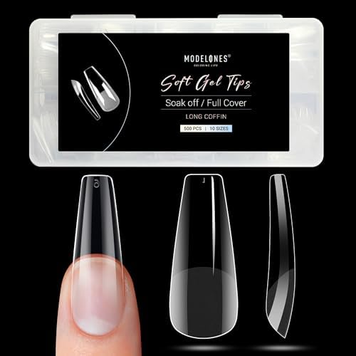 Amazon.com: Beetles Tipex Instant Apex Nail Tips,120Pcs Pre-building ...