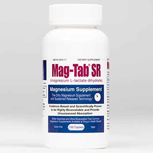Buy Mag-TabSR Magnesium Supplement-100 Count-Sustained Release ...