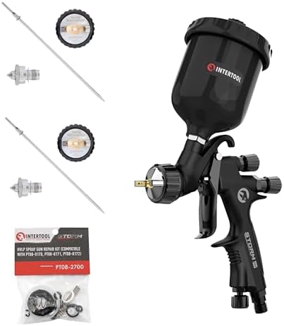 Amazon.com: INTERTOOL 1.2mm HVLP Air Spray Gun & Accessory Bundle ...