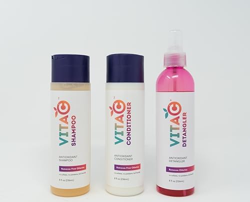 Amazon.com : Vita C Post-Swim Bundle Includes Shampoo, Conditioner, and ...
