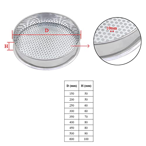 OemClima Compost sieve and soil sifter 10mm garden sieve riddle sifter ...