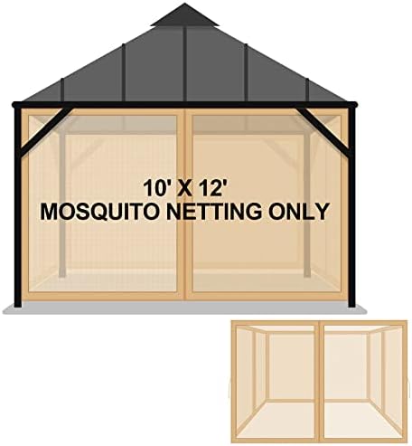 Amazon.com : Tatuo Universal Replacement Mosquito Netting for Patio ...