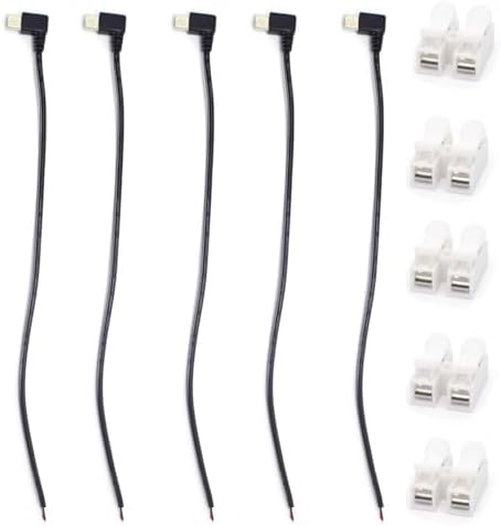 Amazon.com: ELNONE 5pcs USB C Type-C Male Plug Cable 10inch 25cm 5V 3A ...