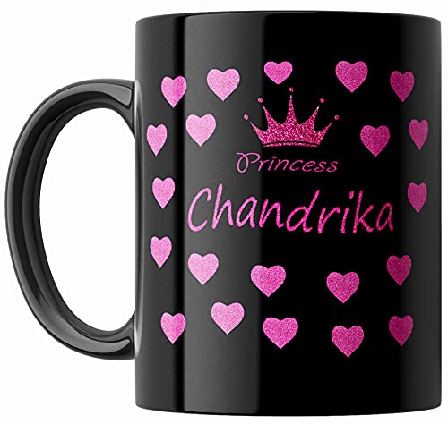 P89M Gift 'Chandrika' Name Coffe Ceramic Mug/Coffe Mug (330 ml) : Amazon.in
