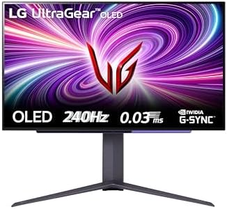 LG UltraGear OLED 27GS95QE Monitor Gaming 27", QHD (2560x1440), OLED, 240Hz, 0,03ms (GtG), G ...