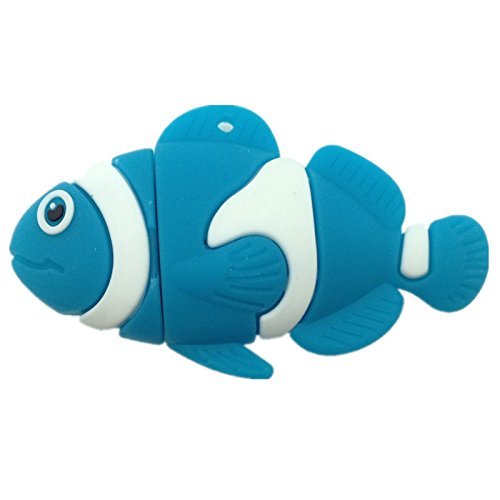 Ulticool Blue Fish USB Flash Drive 16GB - Memory Stick Data Storage ...