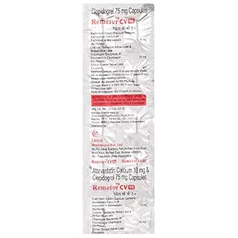 Remetor CV 10 - Strip of 10 Capsules : Amazon.in: Health & Personal Care