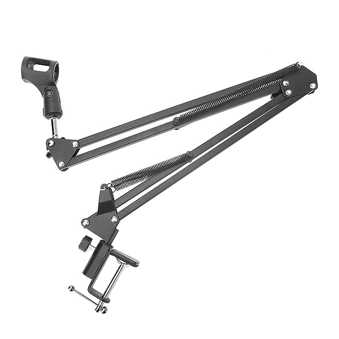 Desktop Mounting Clip, Microphone Stand, Steel Adjustable For Singers ...