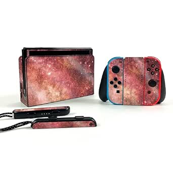 Amazon.com: Glossy Glitter Gaming Skin Compatible with Nintendo Switch ...