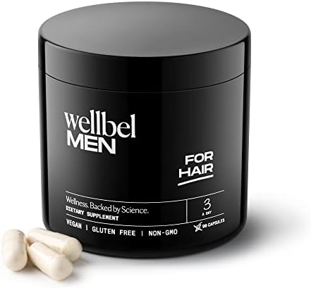 Amazon.com: WELLBEL Men Clean Supplement for Hair, Skin, and Nails ...