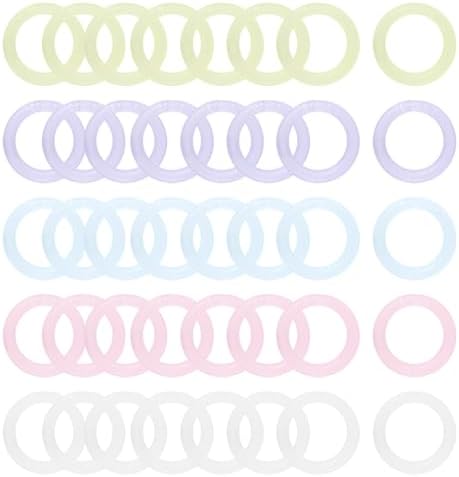 Amazon.com : 100 PCS NEWEST Loose Leaf Binder Rings 1/2 Inch Small for ...