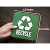 Amazon.com: Recycle and Trash Magnets for Kitchen Trash Cans and ...