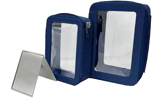 Amazon.com: GLO TECH 3-Piece Cosmetic Bag Set – Makeup Bag Duo with ...