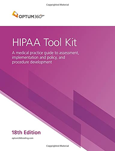 HIPAA Tool Kit 18th Edition (2020 release) : Optum360º: Amazon.in: Books