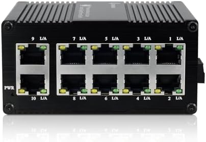 Amazon.com: ENIANHUA 10-Port Gigabit Mini Unmanaged Ethernet Switch, 8 ...