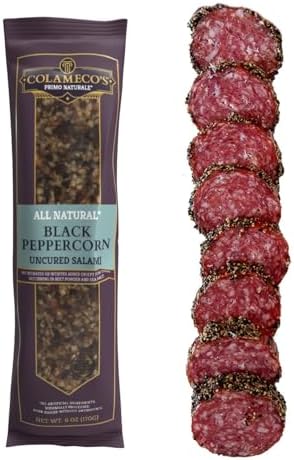 Amazon.com: Colameco Black Pepper Salami Chub, 6 OZ : Grocery & Gourmet ...