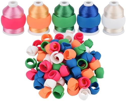 Amazon.com: Lot of 48 Embroidery/Sewing Machine Thread Spools Savers ...