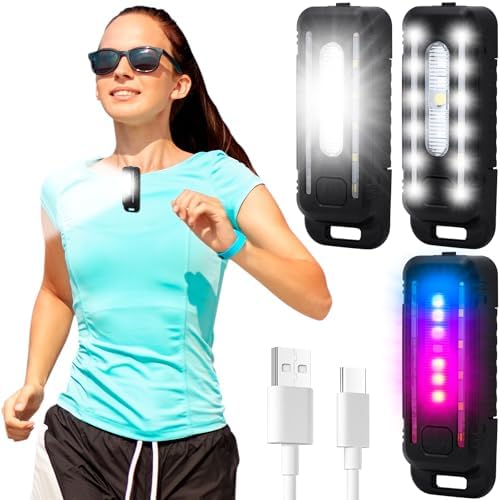 Amazon.com: Awpeye 3PCS Rechargeable LED Running Lights: Safety Lights ...