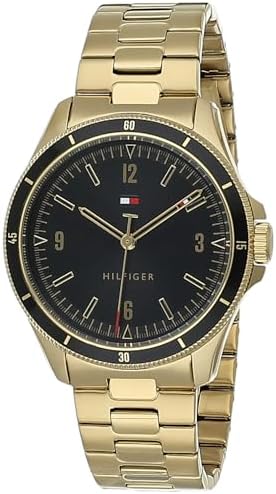Tommy Hilfiger, Forrest Men's Navy Dial, Stainless Steel Watch ...