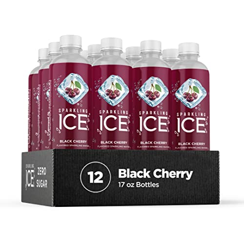 Sparkling Ice, Black Cherry Sparkling Water, Zero Sugar Flavored Water ...