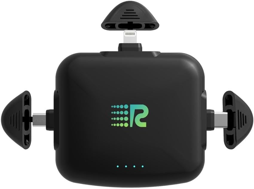 Amazon.com: Rush Charge Universe 3 in 1 Portable Charger – 3300mah, 2 ...