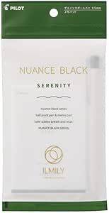 Amazon.co.jp: パイロット ILMILY イルミリー 限定 0.5mm ボールペン+メモ(罫線6mm+TO DO LIST)セット ILNB-SET-NBG ニュアンスブラック ...