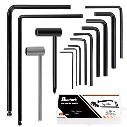Snapklik.com : 13Pcs Guitar Allen Wrench Truss Rod Wrench Set, 4mm ...