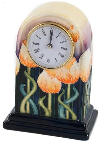 Old Tupton Ware - Tulips 7 inch Mantel Clock : Amazon.co.uk: Home & Kitchen
