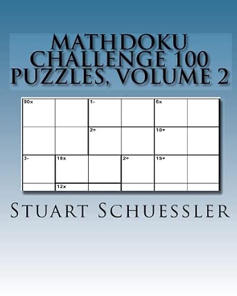 Amazon.com: MathDoku Challenge 100 Puzzles, Volume 2: 9781449972523 ...