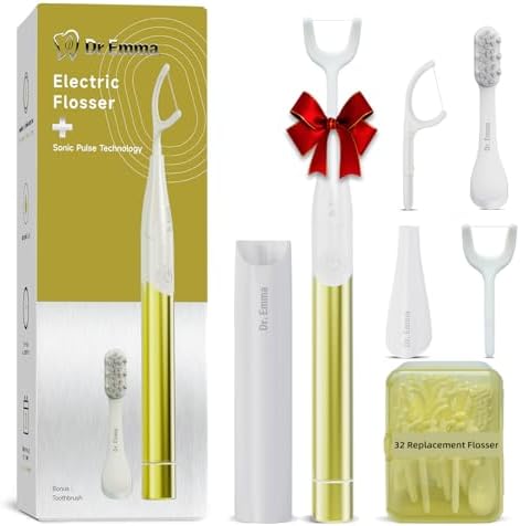 Amazon.com: Dr. Emma Electric Vibration Flosser, Power Flosser for ...