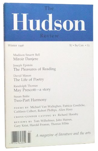 The Hudson Review (Summer 1996): Paula Deitz, Frederick Morgan: Amazon ...