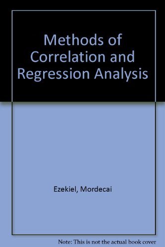 Methods of Correlation and Regression Analysis: Linear and Curvilinear ...