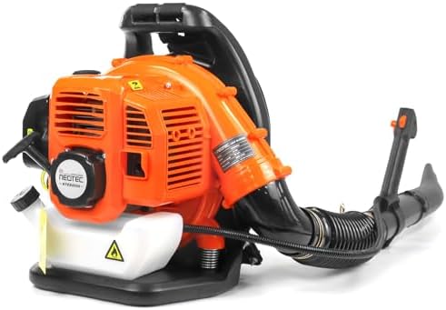 Amazon.com: HTK 63 CC Gas Backpack Leaf Blower - 2-Stroke Engine, High ...